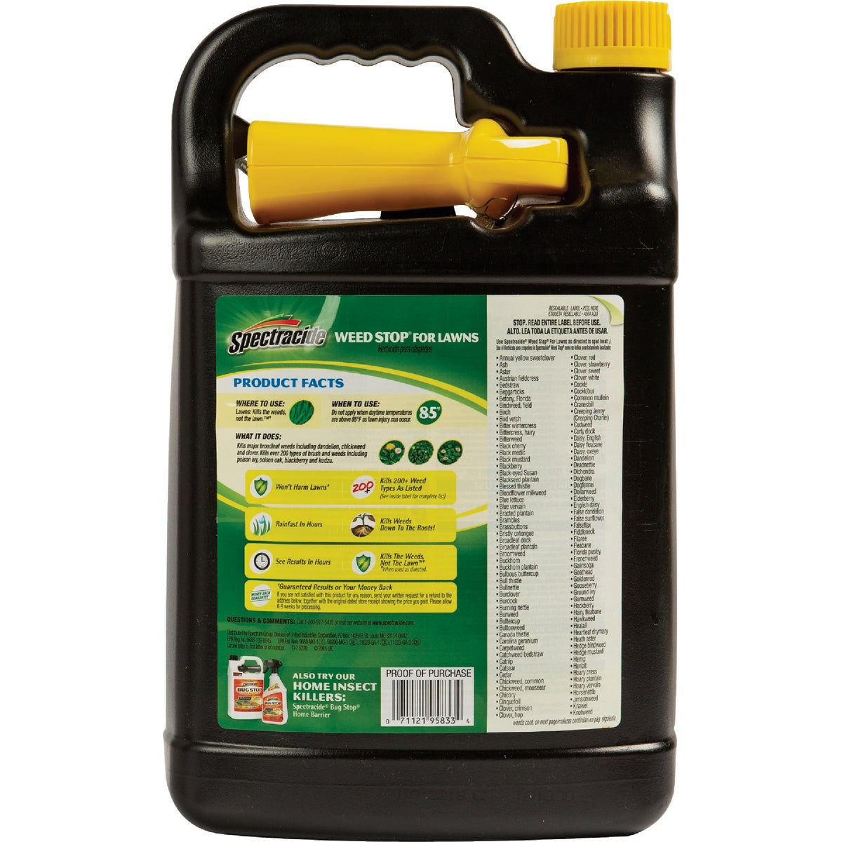 Spectracide Weed Stop For Lawns 1 Gal. Ready To Use Trigger Spray Weed ...