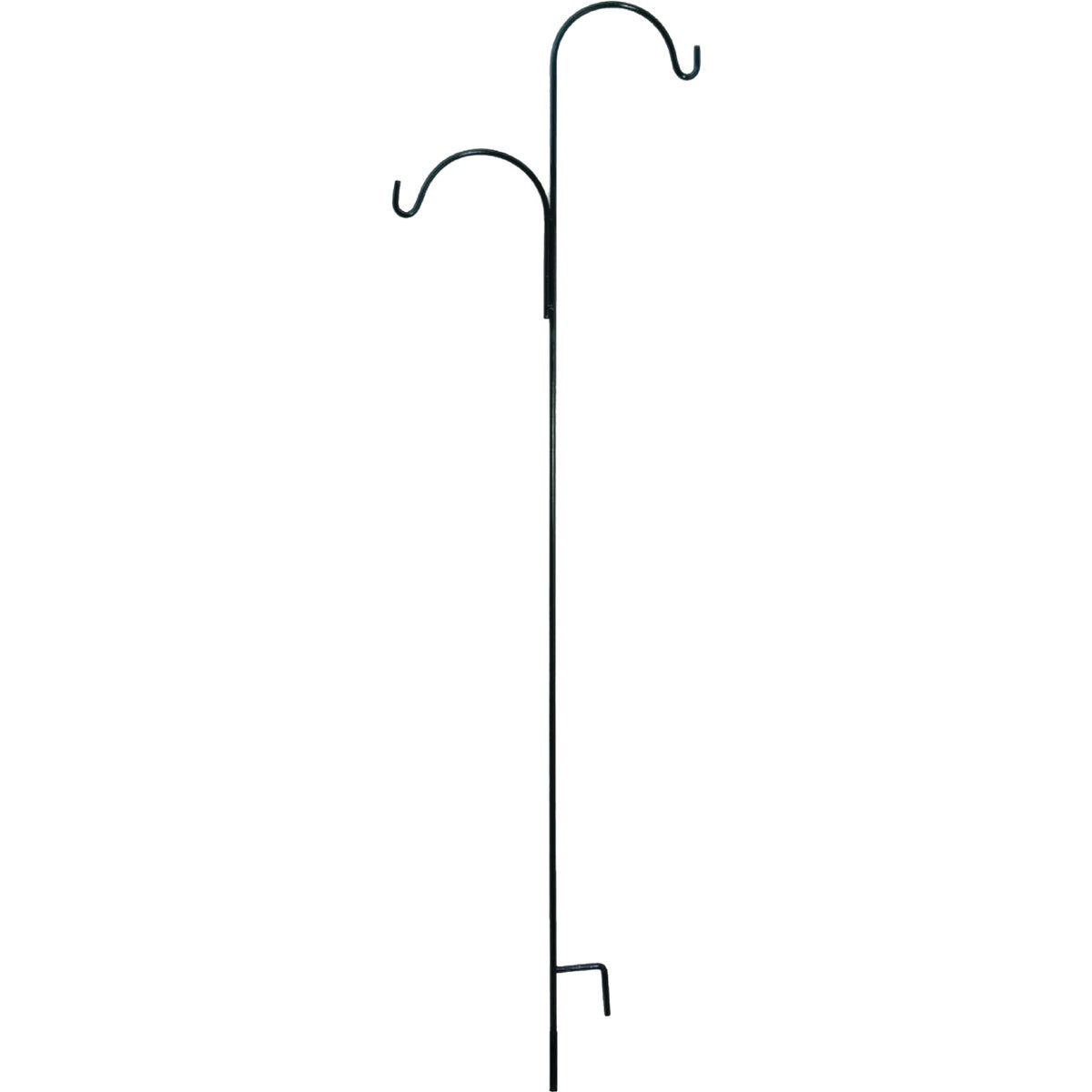 American Gardenworks 91 In. Black Steel Offset Double Hanger Shepherd ...