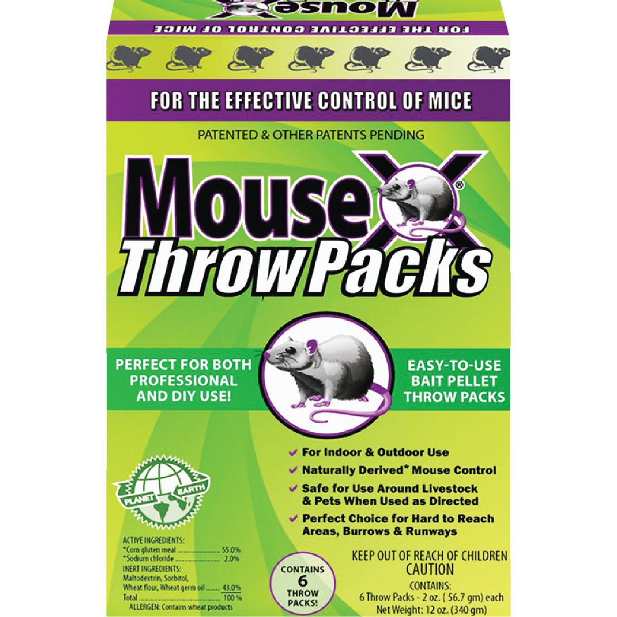 MouseX Pellet Throw Pack Mouse Killer (6-Pack) | Do it Best