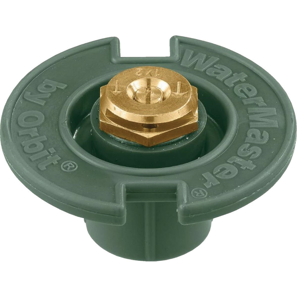 Orbit Flush Head Sprinkler with 15 Ft. Half Pattern Brass Nozzle | Do ...