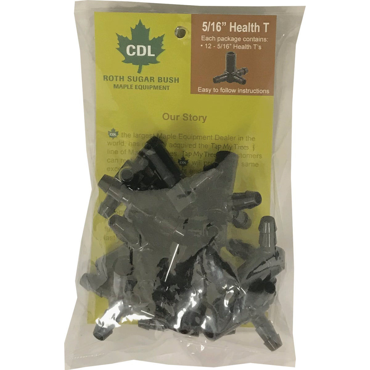 CDL 5/16 In. Maple Tubing Tee (12-Pack) | Do it Best