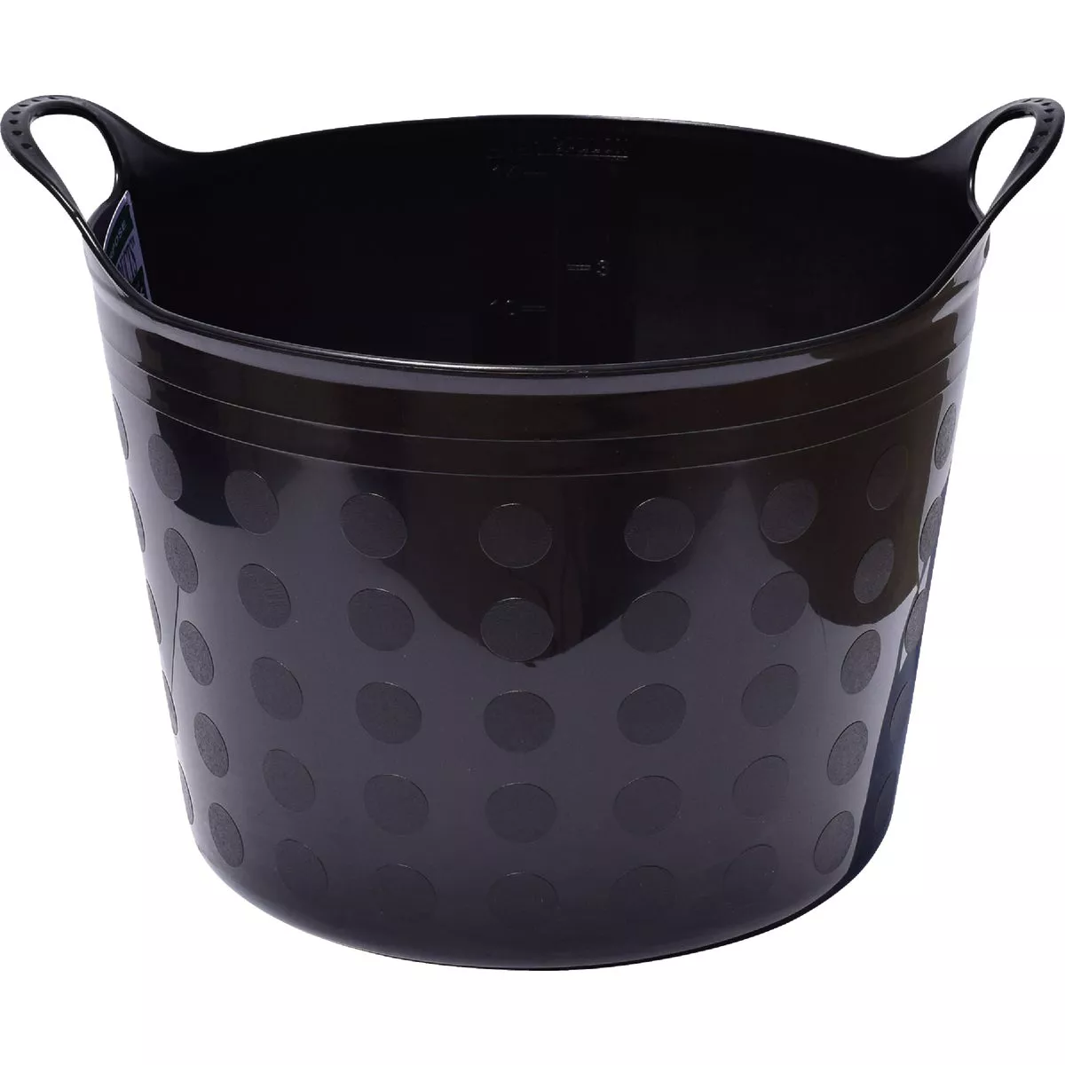 Tuff Stuff 7 Gal. Black Plastic Flex Tub | Do it Best