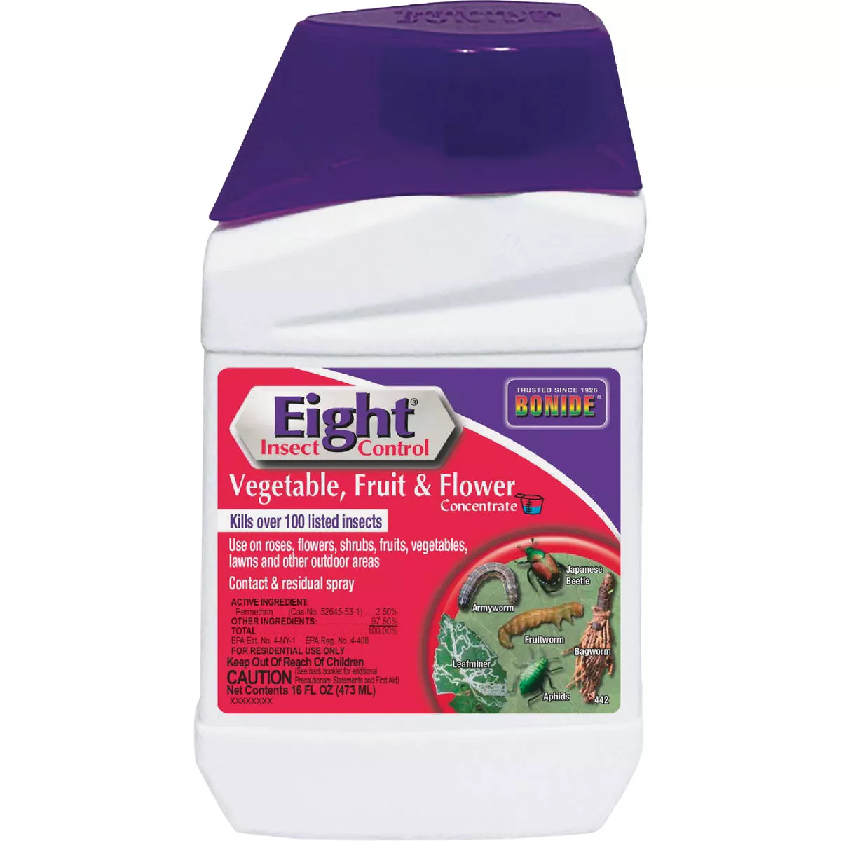 Bonide Eight 16 Oz. Concentrate Insect Control Vegetable, Fruit ...