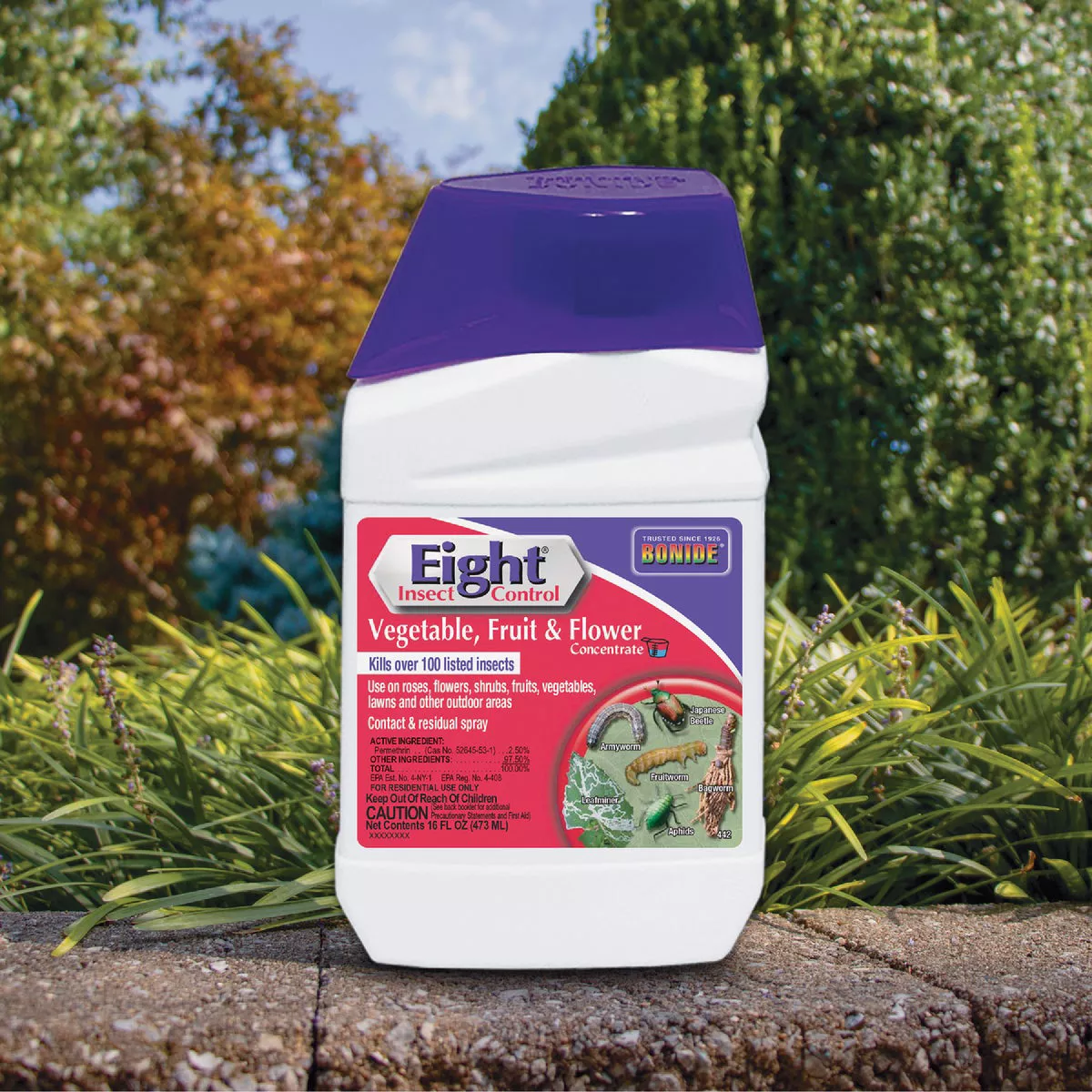 Bonide Eight 16 Oz. Concentrate Insect Control Vegetable, Fruit ...