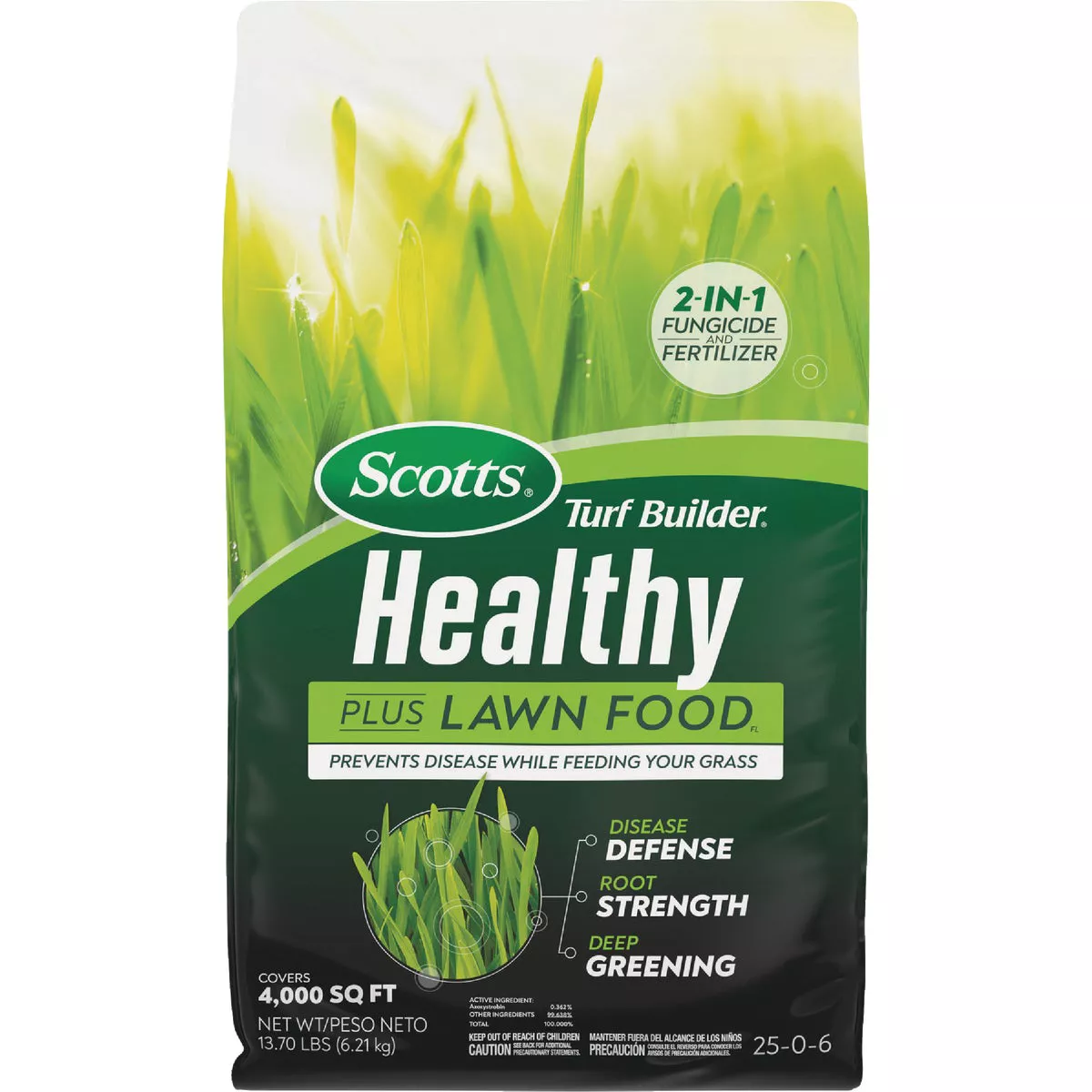 Scotts Turf Builder Healthy Plus Lawn Food FL 4000 Sq. Ft. 2-In-1 ...