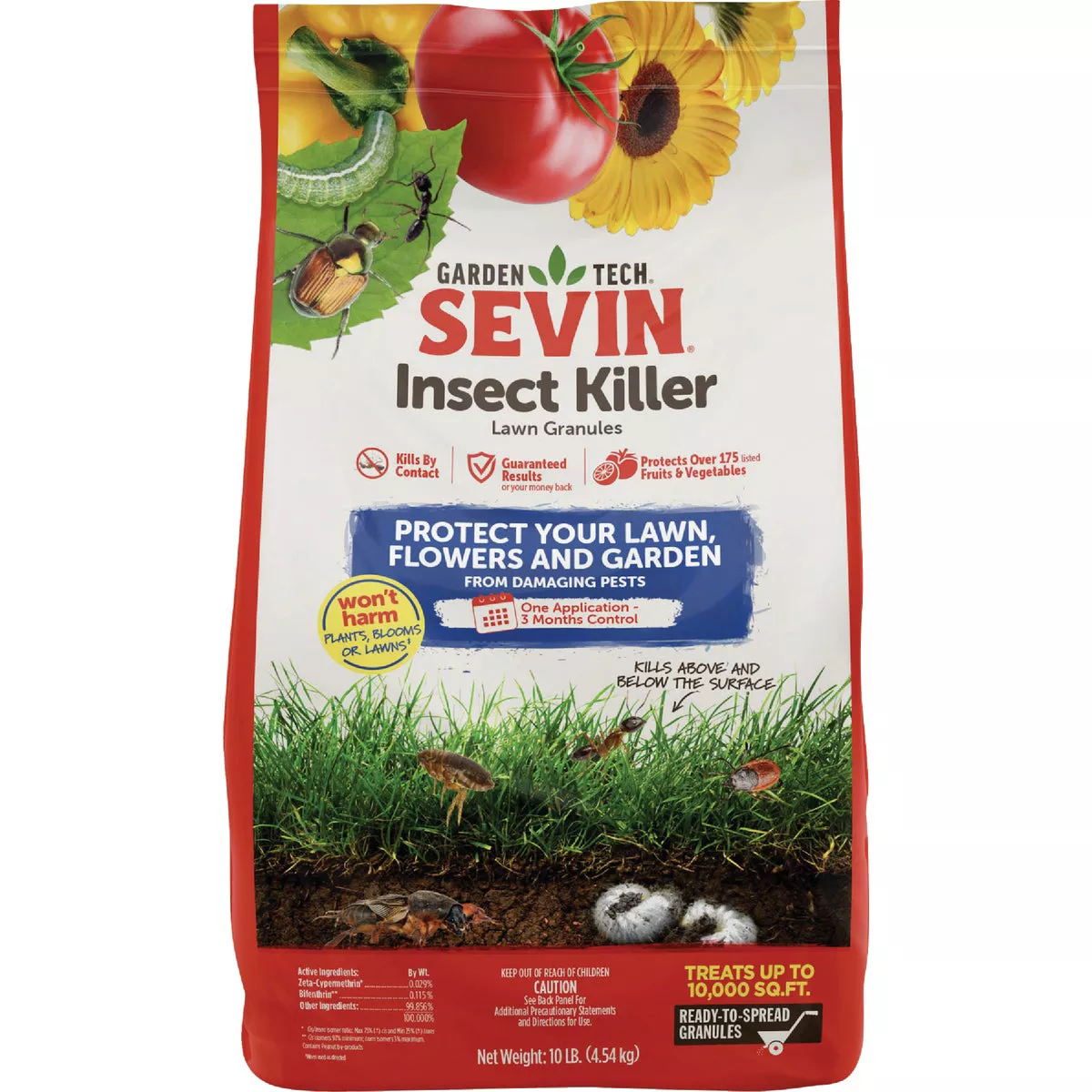 Garden Tech Sevin 10 Lb. Ready To Use Granules Lawn Insect Killer | Do ...