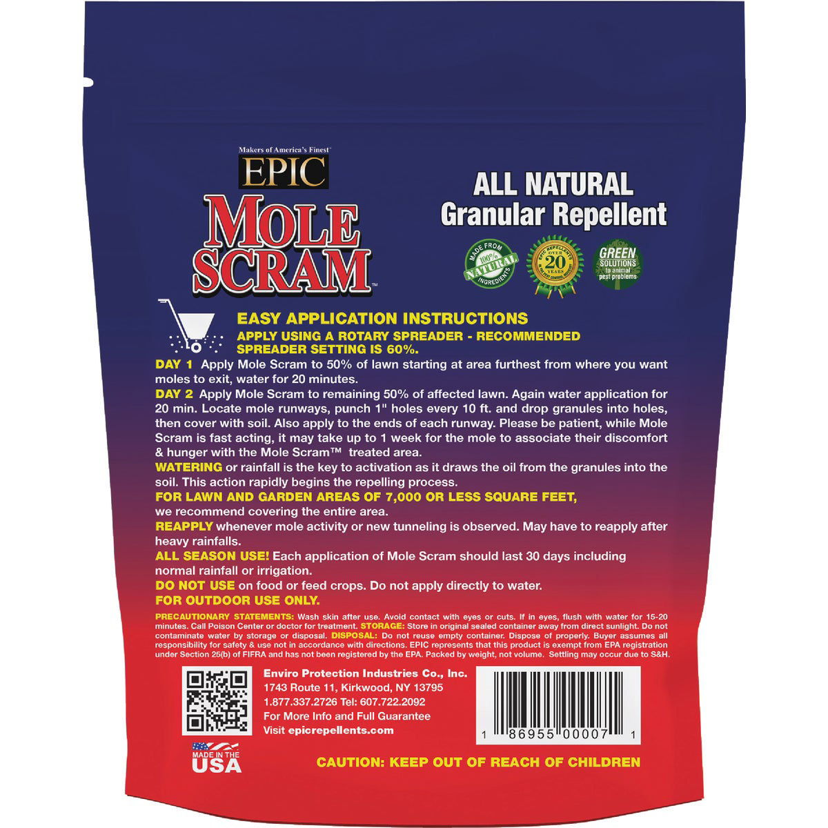 Mole Scram 4.5 Lb. Granular Organic Mole Repellent | Do it Best