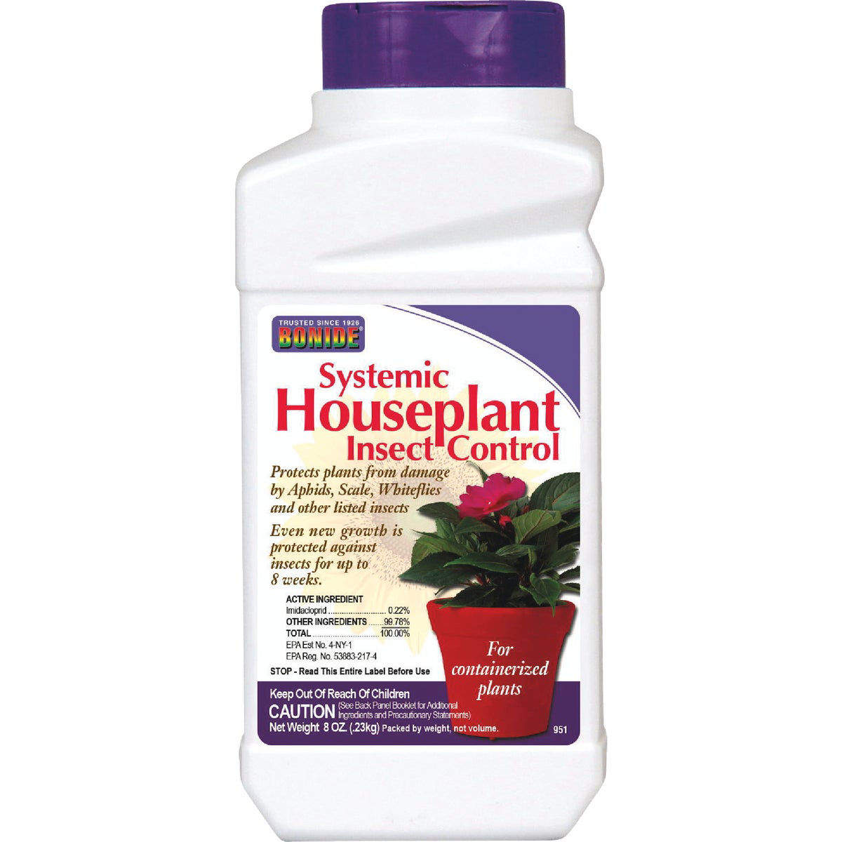Bonide 8 Oz. Ready To Use Granules Systemic Houseplant Insect Control ...
