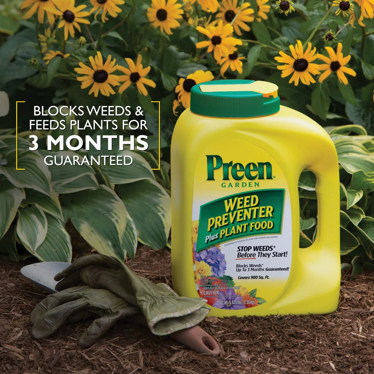 Preen 5.625 Lb. Ready To Use Granules Garden Weed Preventer Plus Plant ...