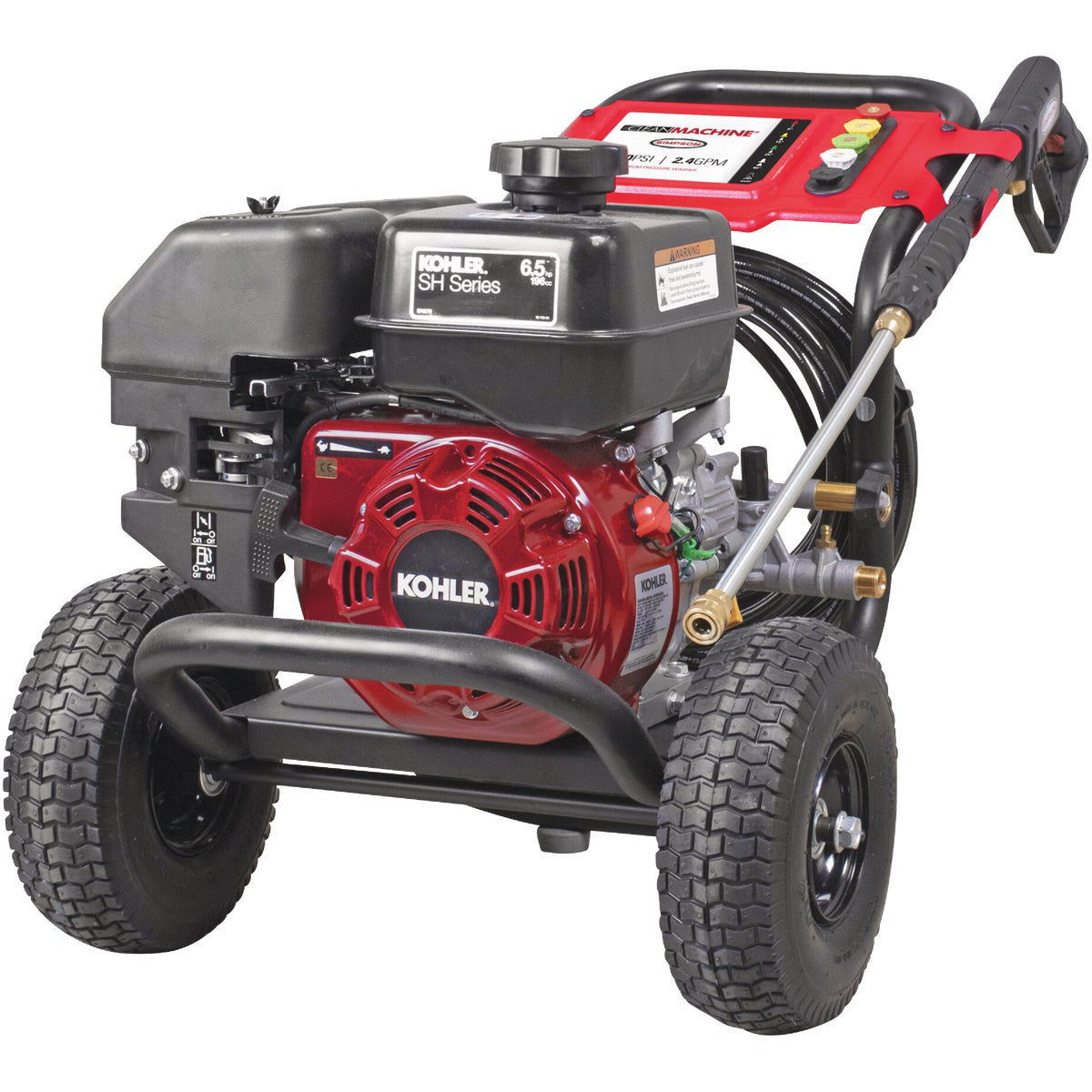 Simpson Clean Machine 3300 psi 2.4 GPM Cold Water Gas Pressure Washer ...
