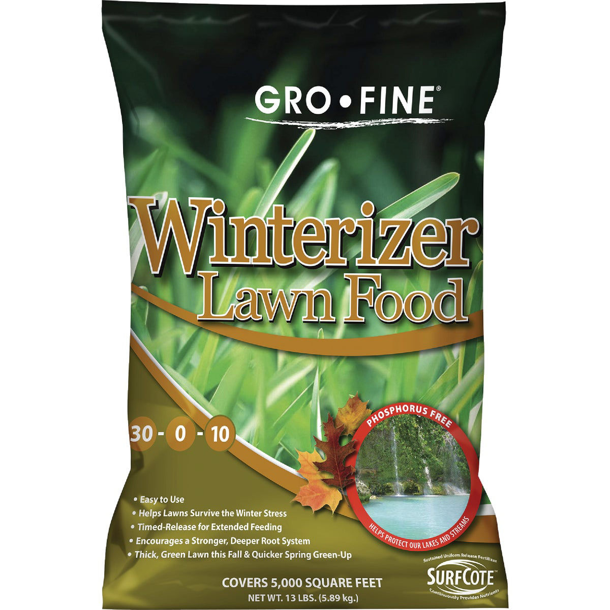 Gro-Fine 13 Lb. 5000 Sq. Ft. 30-0-10 Winterizer Fall Fertilizer | Do it ...