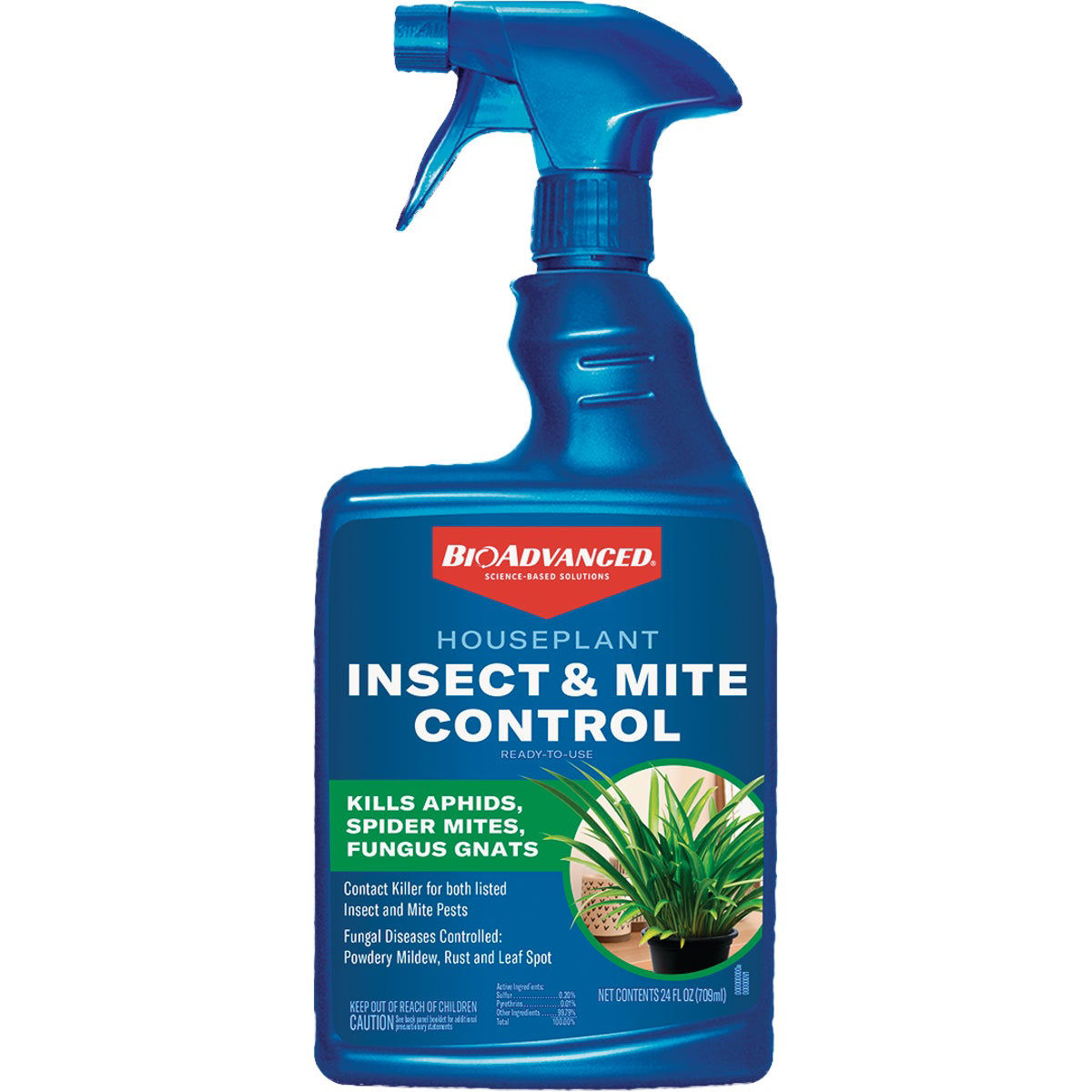 BioAdvanced 24 Oz. Ready To Use Trigger Spray Houseplant Insect & Mite ...