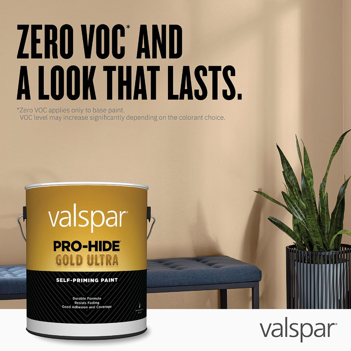 Valspar Pro-Hide Gold Ultra Latex Flat Exterior House Paint, Super One ...