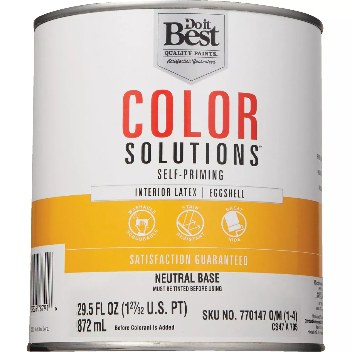 Do it Best Color Solutions Latex Self-Priming Eggshell Interior Wall ...