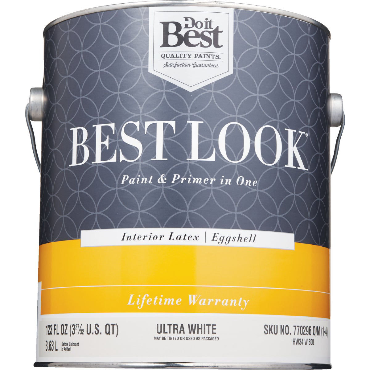Best Look Latex Premium Paint & Primer In One Eggshell Interior Wall ...