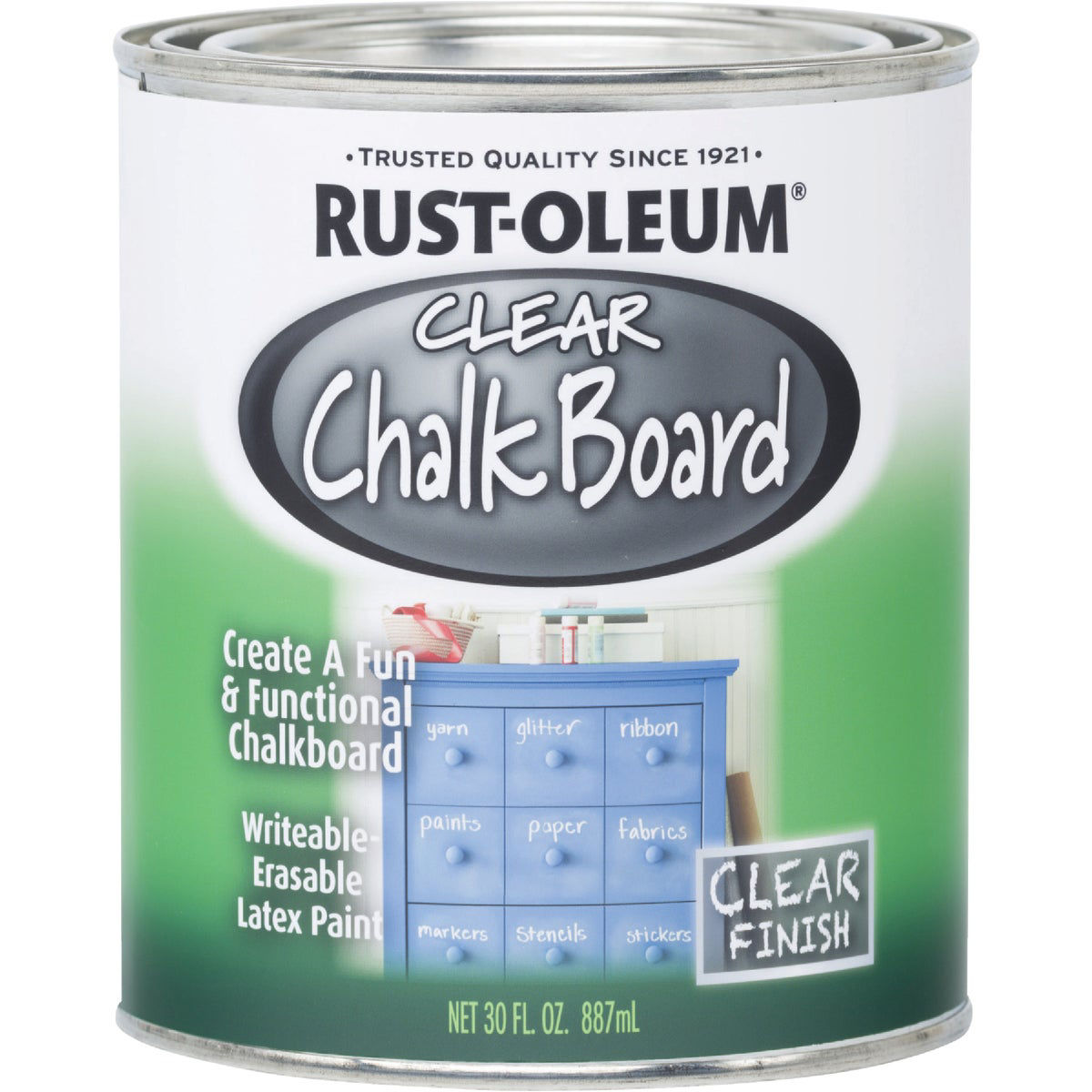 Rust-Oleum Clear Quart Flat Chalk Board Paint | Do it Best
