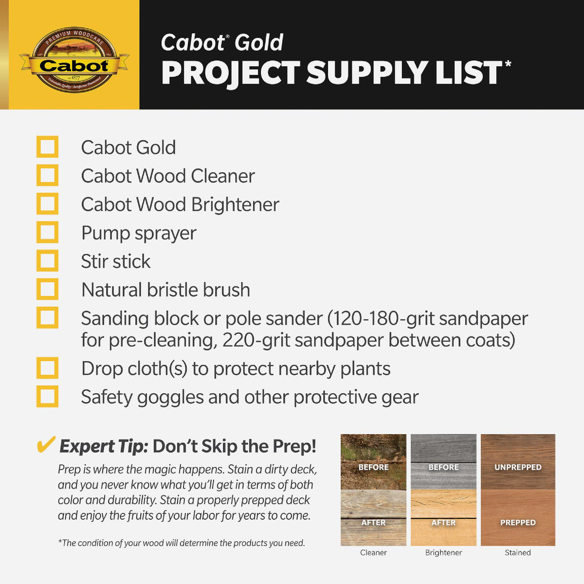 Cabot Gold Exterior Stain, 3471 Sunlit Walnut, 1 Gal. | Do it Best