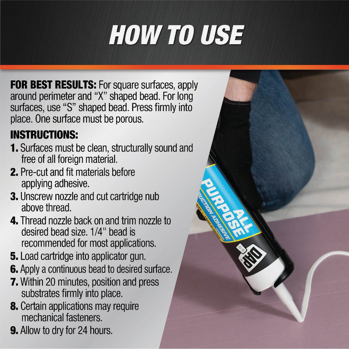DAP 28 Oz. All Purpose Construction Adhesive | Do it Best