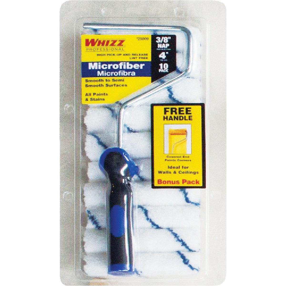 Whizz Xtra Sorb 4 In. x 3/8 In. Smooth To Semi-Smooth Paint Roller ...