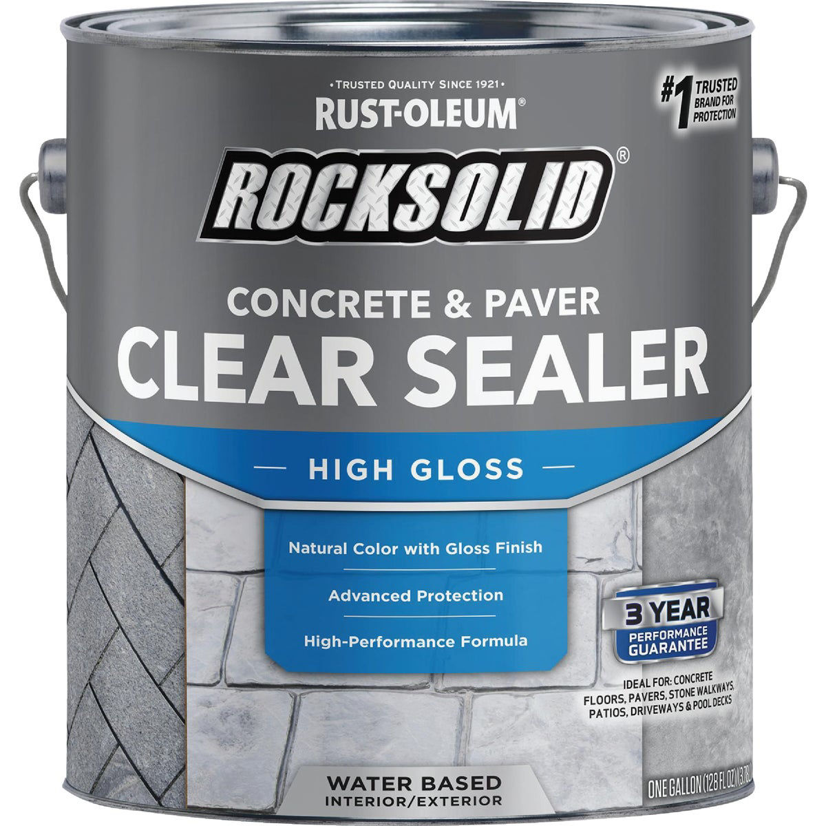 Rust-Oleum RockSolid Wet Look Concrete Sealer, 1 Gal., Clear | Do it Best