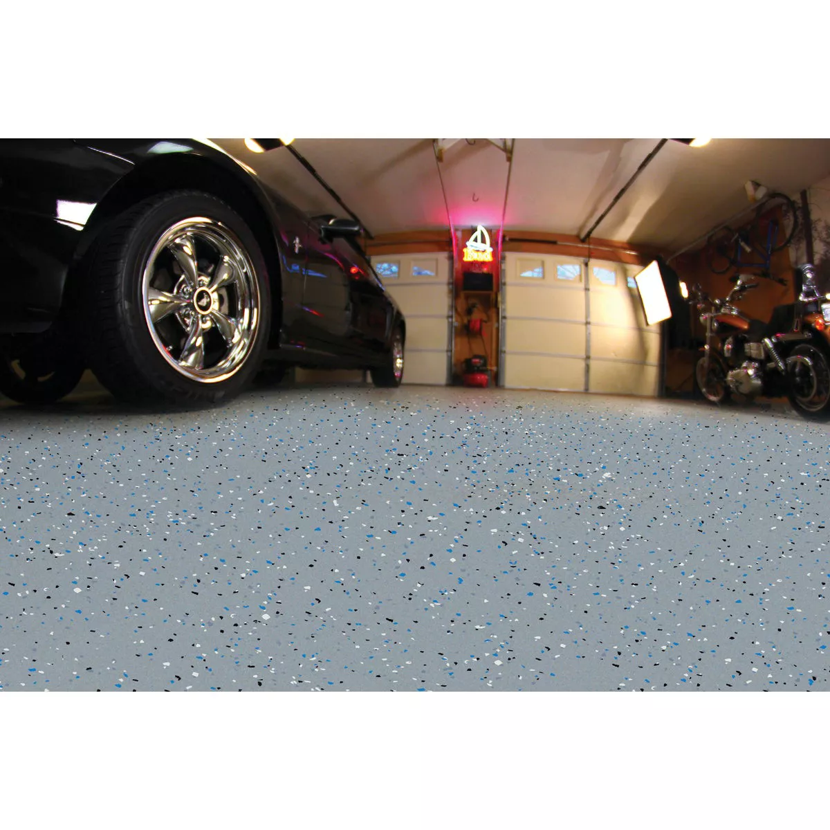 Rust-Oleum RockSolid Low VOC Garage Floor Coating Kit, Gray, 76 Oz ...