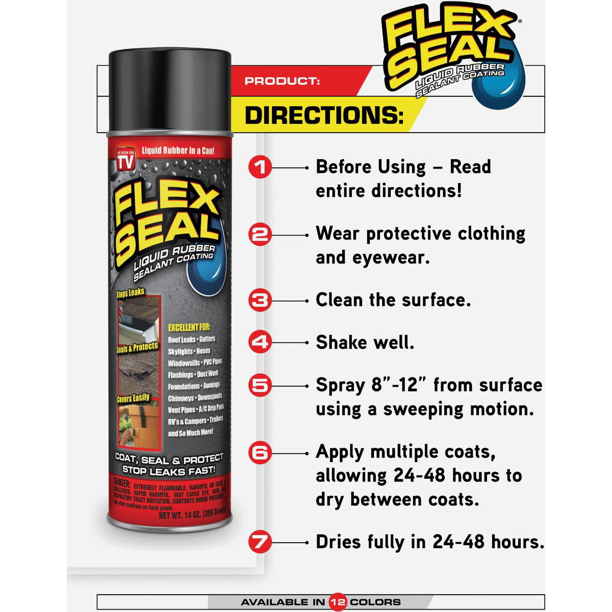 FLEX SEAL 14 Oz. Spray Rubber Sealant, Blue | Do it Best