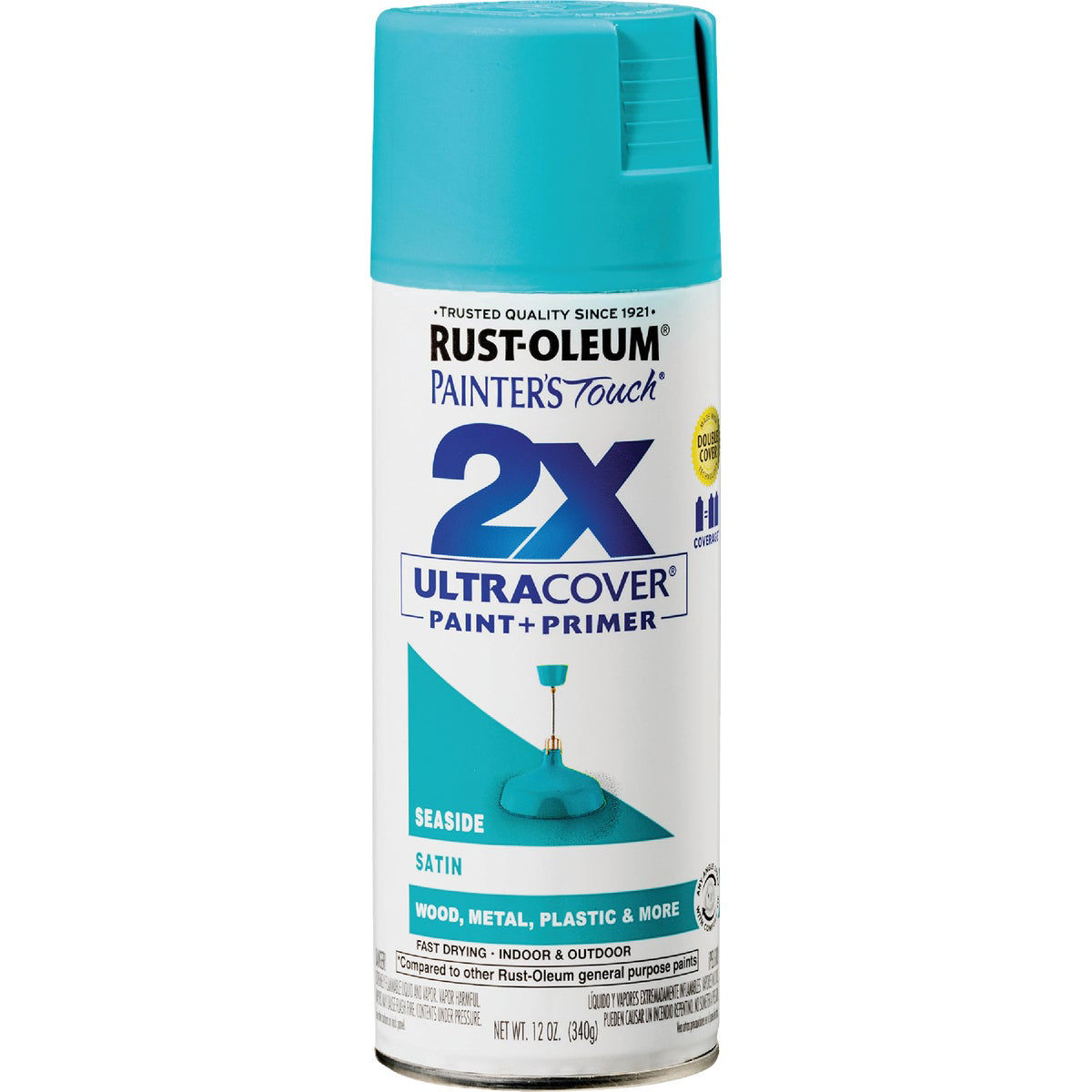 Rust-Oleum Painter's Touch 2X Ultra Cover 12 Oz. Satin Paint + Primer ...