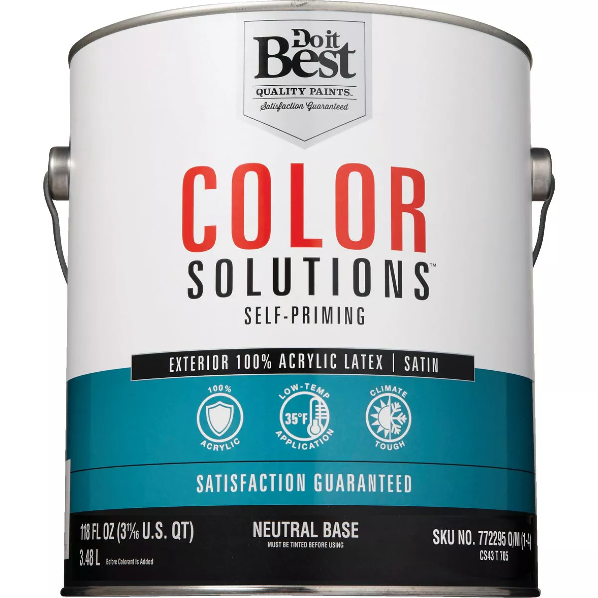 Do it Best Color Solutions 100% Acrylic Latex Self-Priming Satin ...