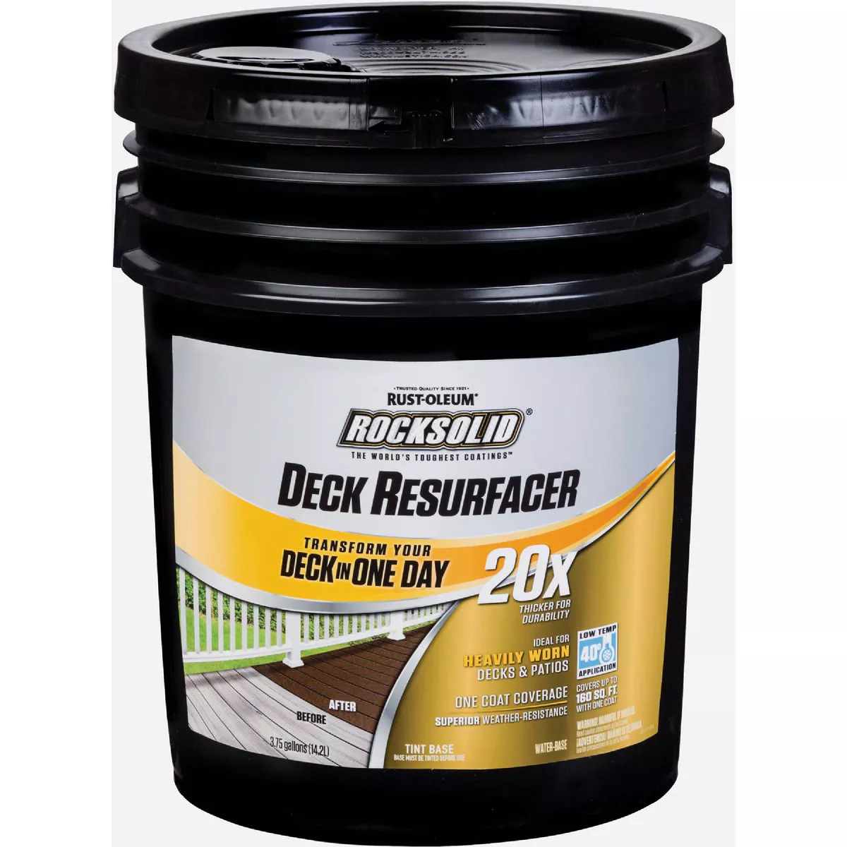 Rust-Oleum RockSolid Tint Base Deck Resurfacer, 4 Gal. | Do it Best