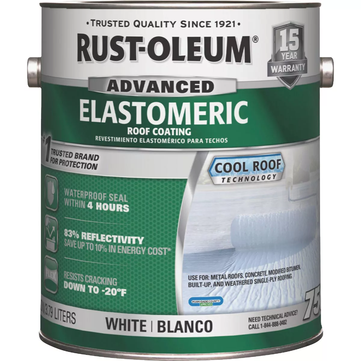 Rust-Oleum 750 1 Gal. 15-Year Elastomeric Roof Coating | True Value ...