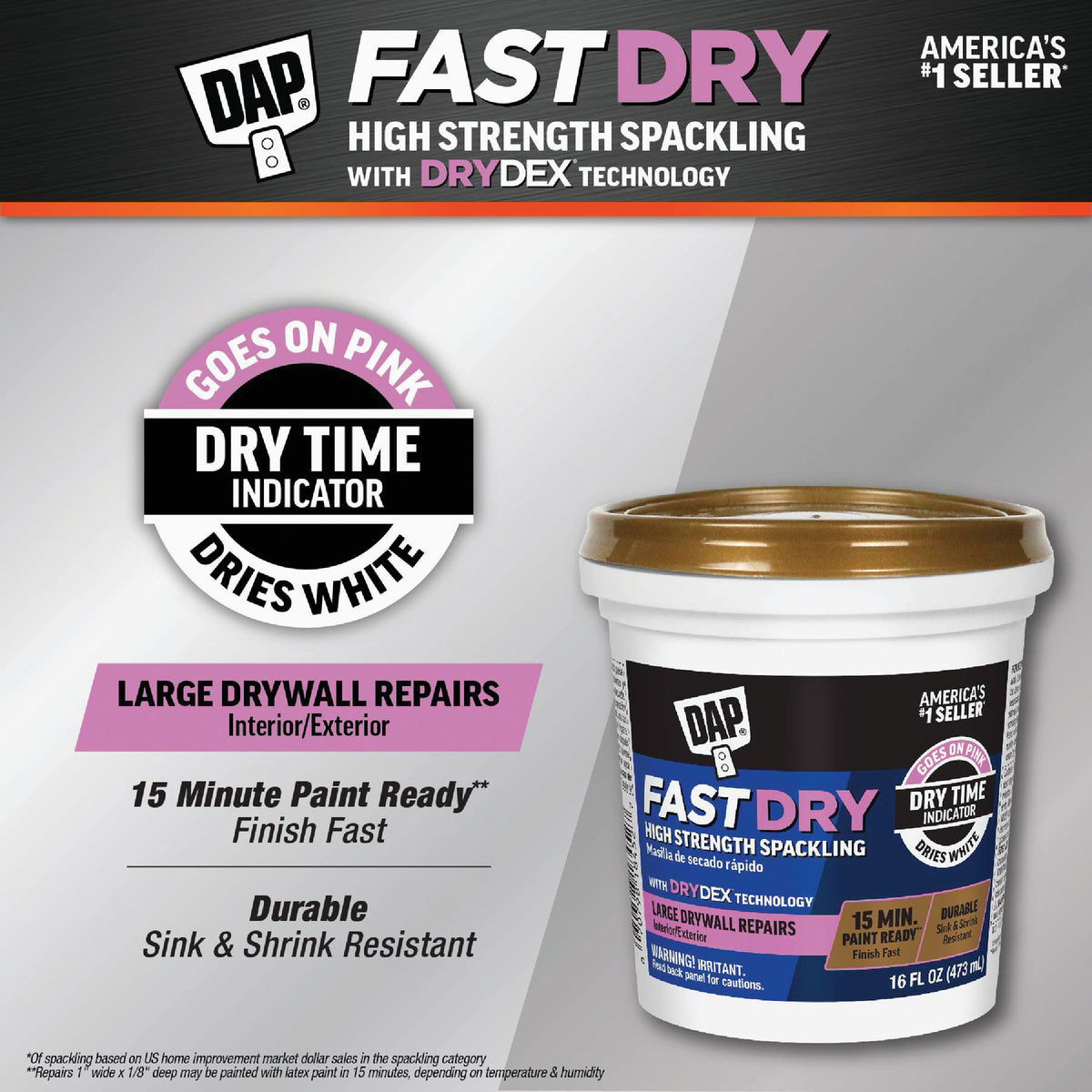 Dap Fast Dry 16 Oz. Premium Spackling | Do it Best