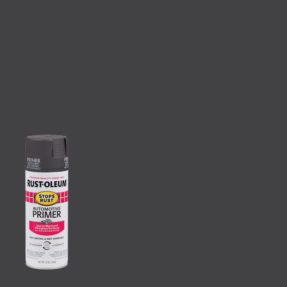 Rust-Oleum Stops Rust Dark Gray 12 Oz. Spray Automotive Paint Primer ...