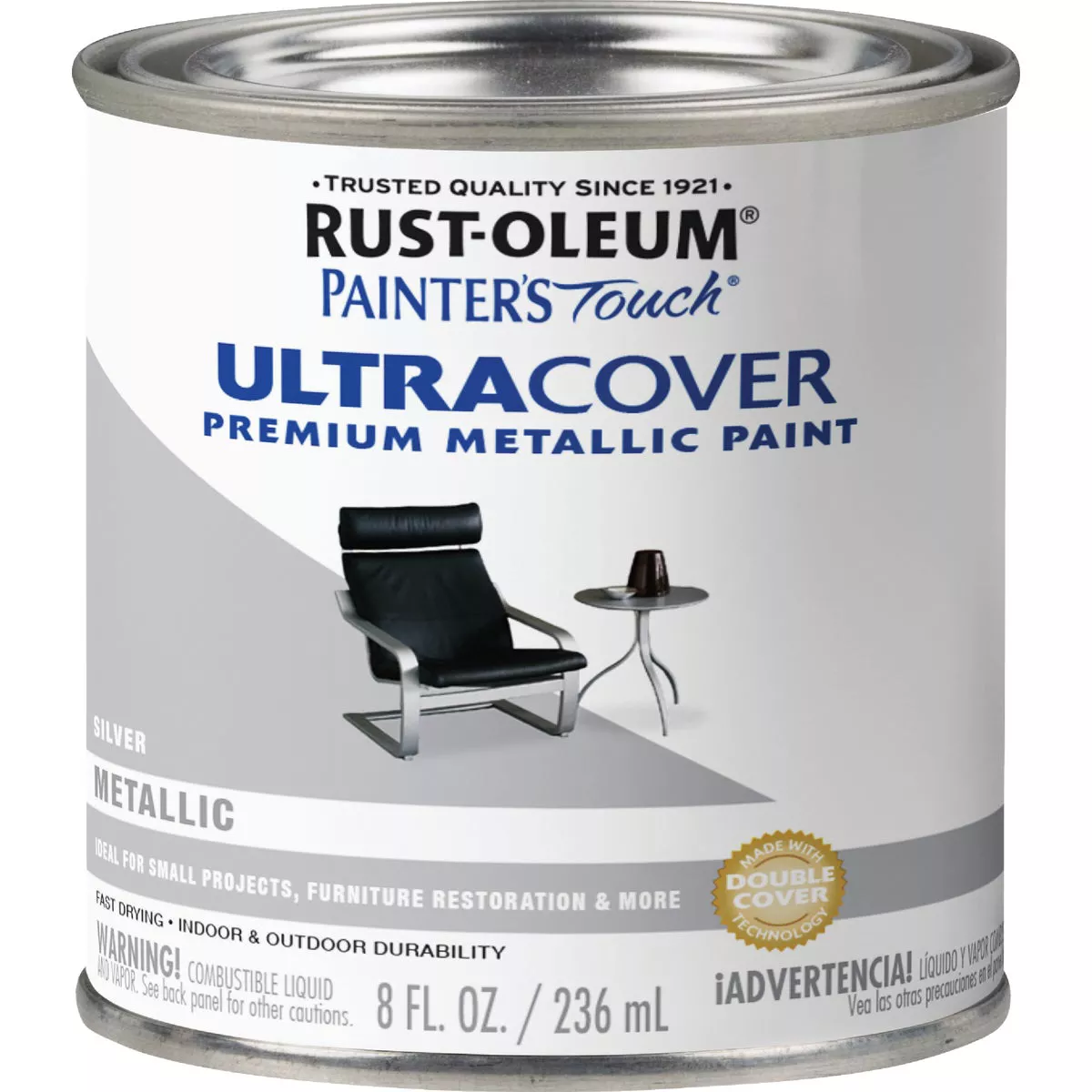 Rust-Oleum Painter's Touch Ultra Cover Premium Metallic Paint, Metallic ...
