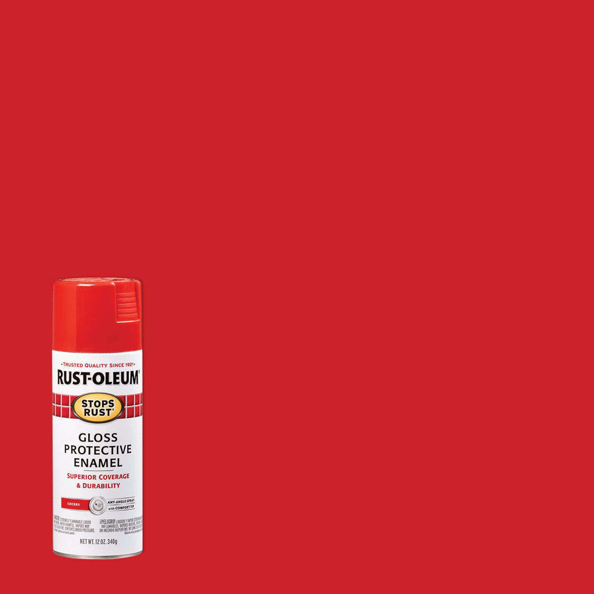 Rust-Oleum Stops Rust 12 Oz. Cherry Gloss Anti-Rust Spray Paint | Do it ...