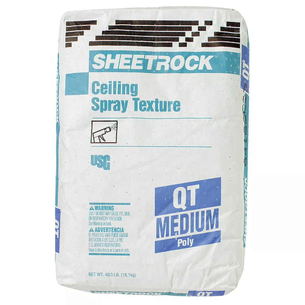 Sheetrock Medium 40 Lb. Bag White Spray Texture Material | Do it Best