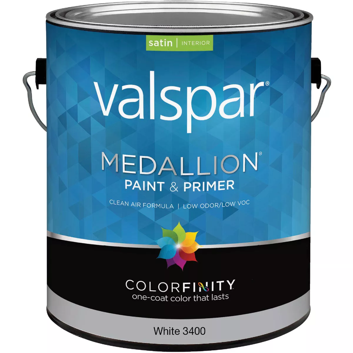 Valspar Medallion 100% Acrylic Paint & Primer Satin Interior Wall Paint ...