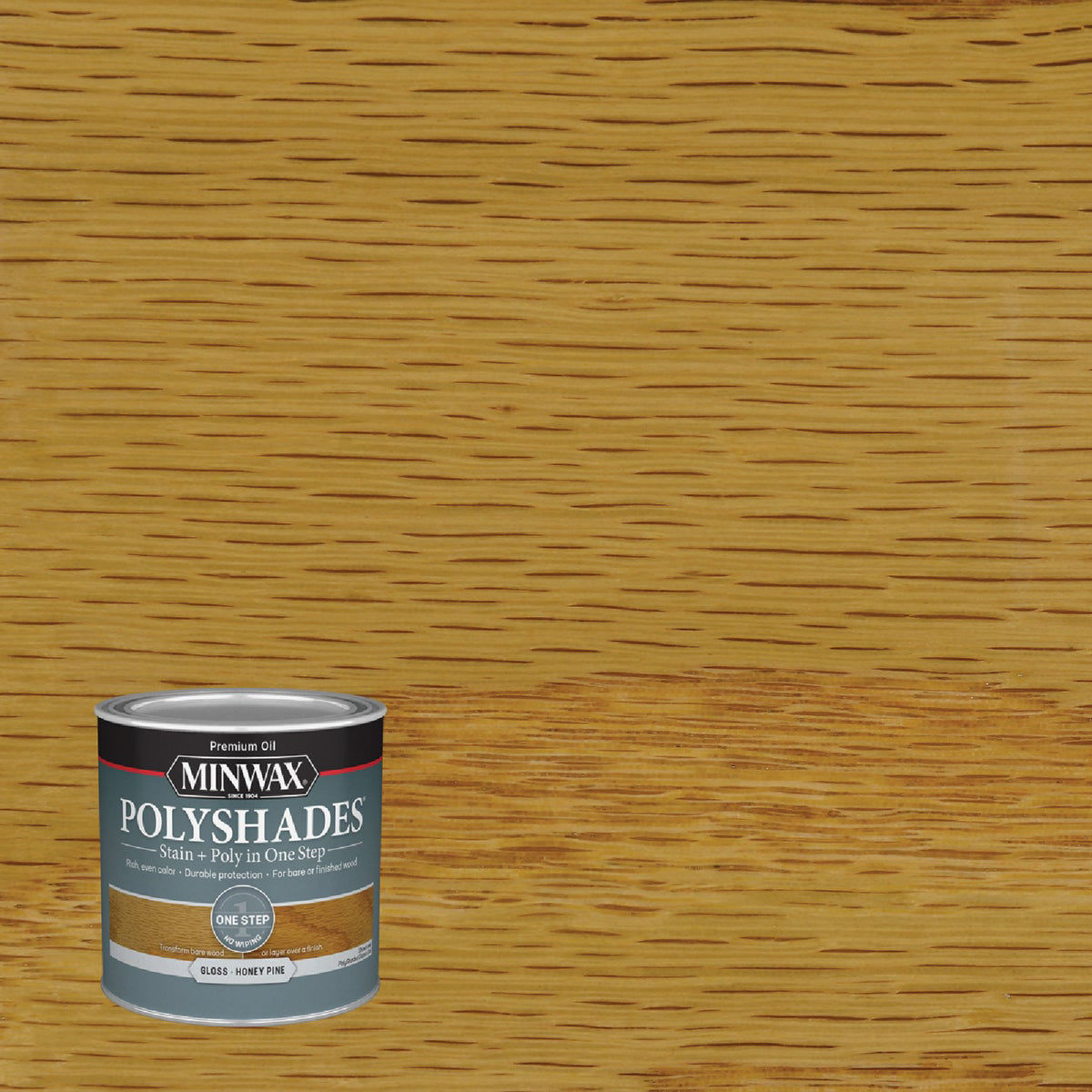 Minwax Polyshades 1/2 Pt. Gloss Stain & Finish Polyurethane In 1-Step ...