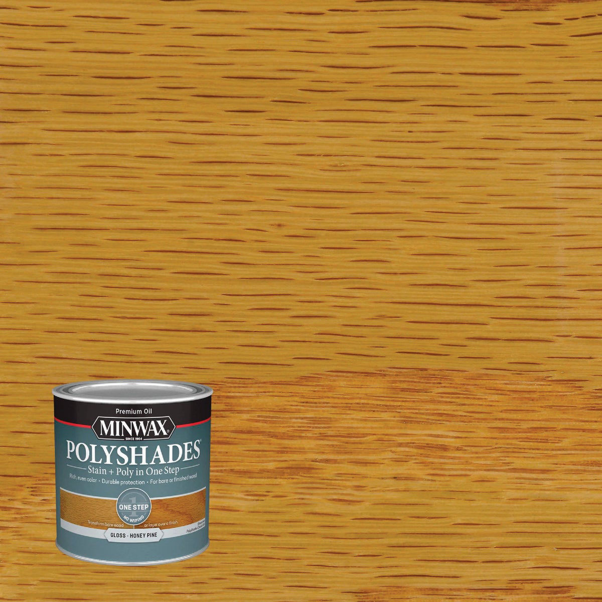 Minwax Polyshades 1/2 Pt. Gloss Stain & Finish Polyurethane In 1-Step ...
