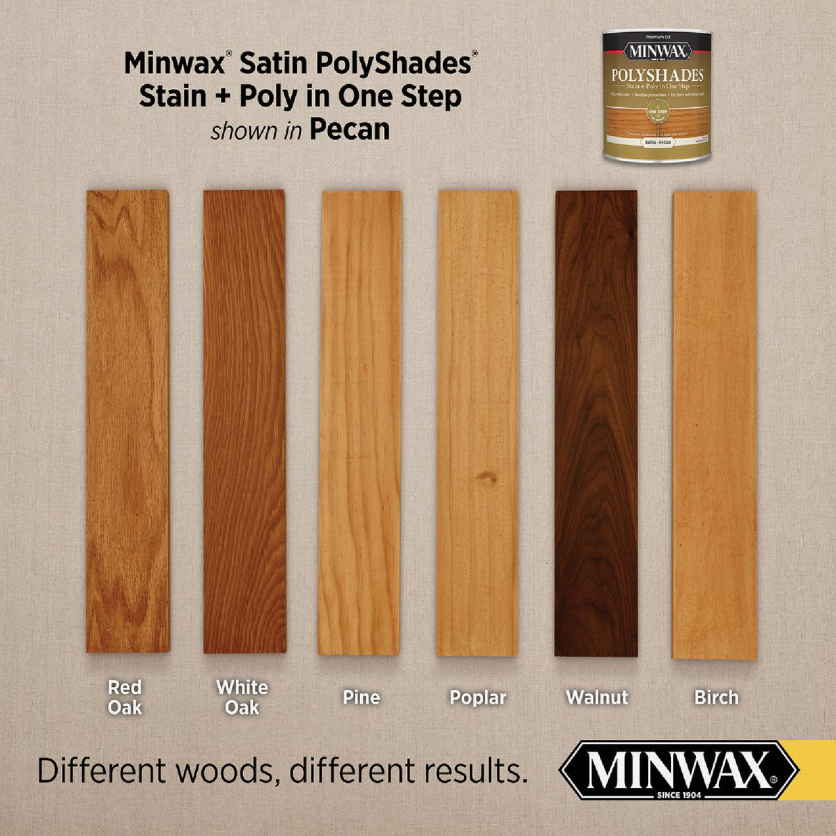 Minwax Polyshades 1 Qt. Satin Stain & Finish Polyurethane In 1-Step ...