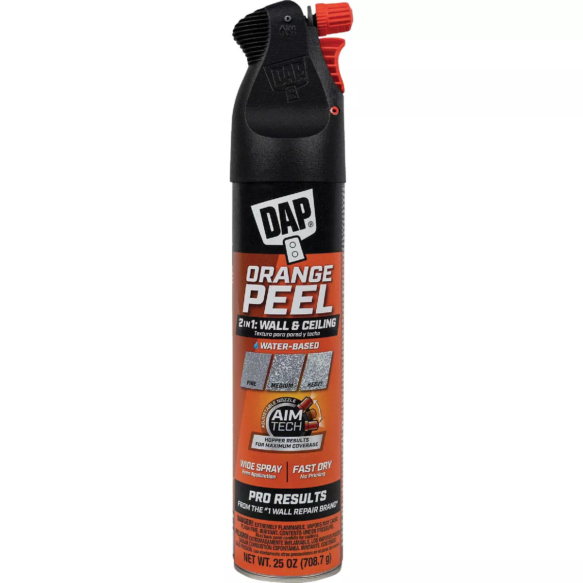 Dap 25 Oz. 2-In-1 Orange Peel Water Base Spray Texture with AimTech ...