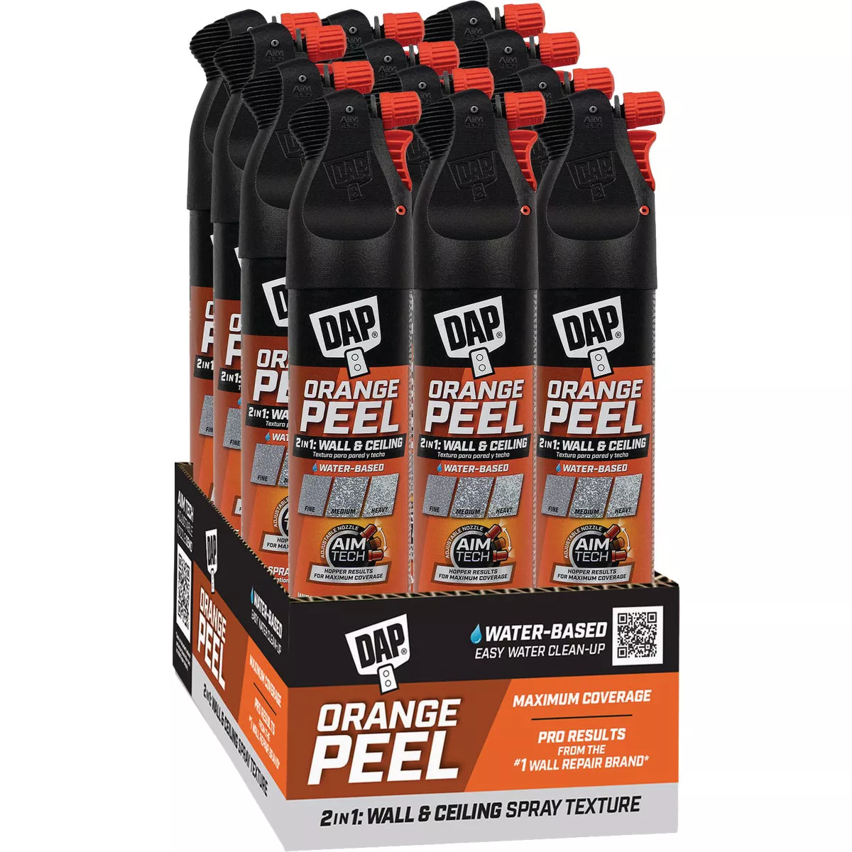 Dap 25 Oz. 2-In-1 Orange Peel Water Base Spray Texture with AimTech ...