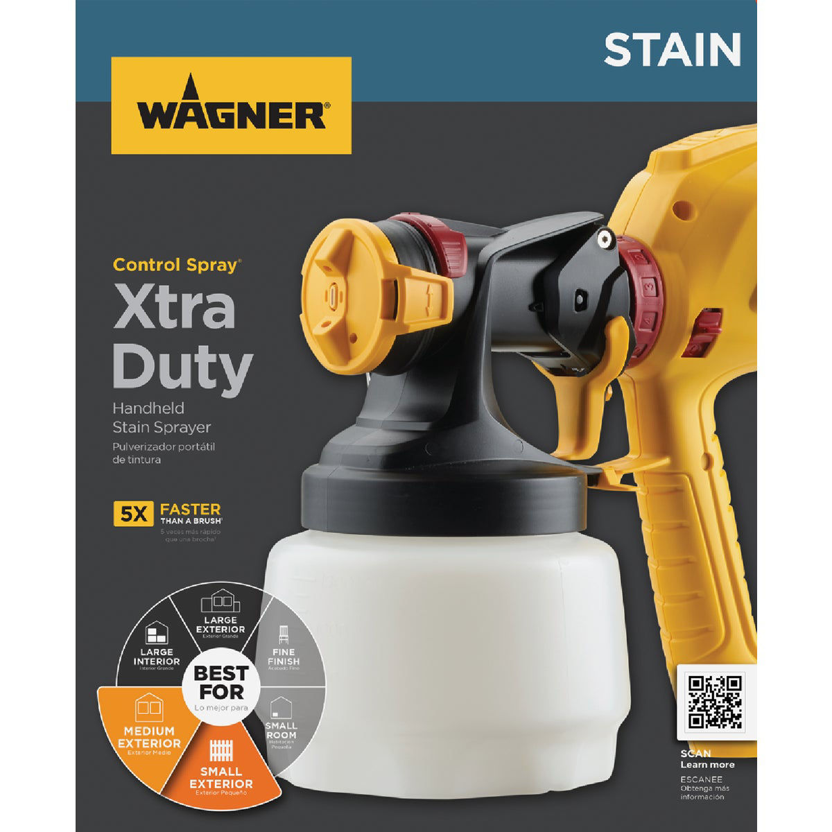 Wagner Control Spray Xtra Duty Handheld HVLP Stain Sprayer | Do it Best