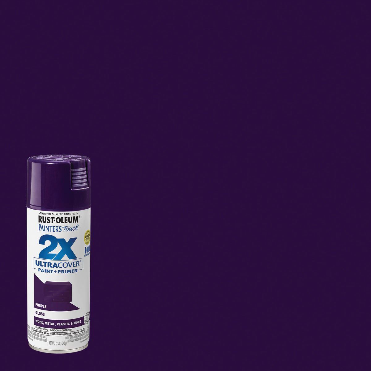 Rust-Oleum Painter's Touch 2X Ultra Cover 12 Oz. Gloss Paint + Primer ...