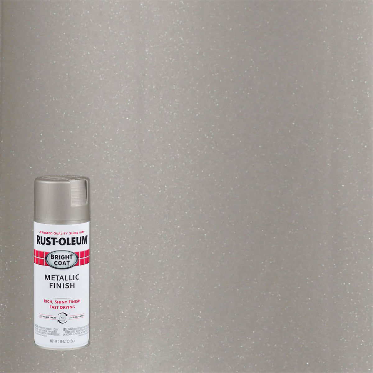 Rust-Oleum Bright Coat Bright Aluminum Gloss 11 Oz. Stops Rust Spray ...