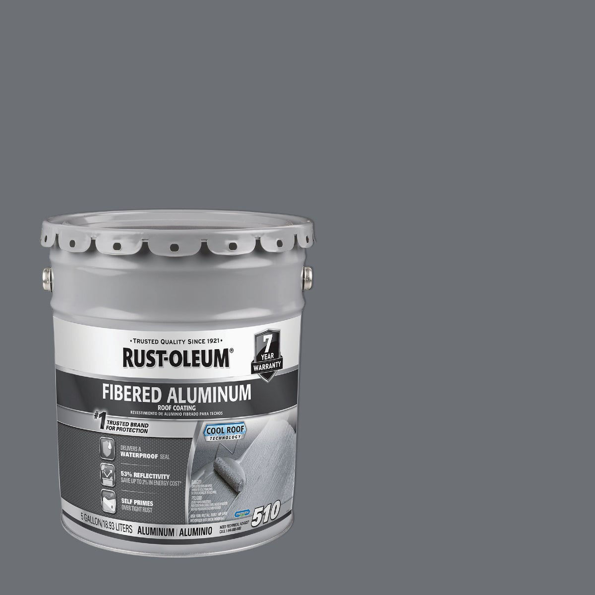 Rust-Oleum 510 5 Gal. 7-Year Fibered Aluminum Roof Coating | Do it Best