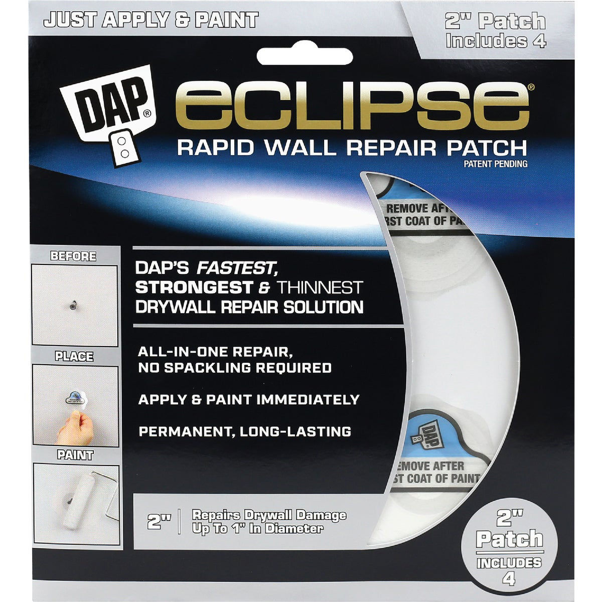 DAP Eclipse 2 In. Rapid Wall Repair Patch | Do it Best