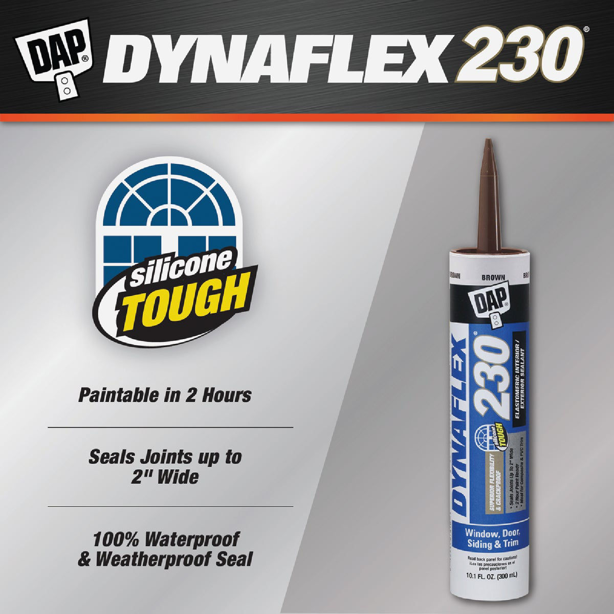 Dap Dynaflex 230 10.1 Oz. 100% Waterproof Window, Door, Siding & Trim ...