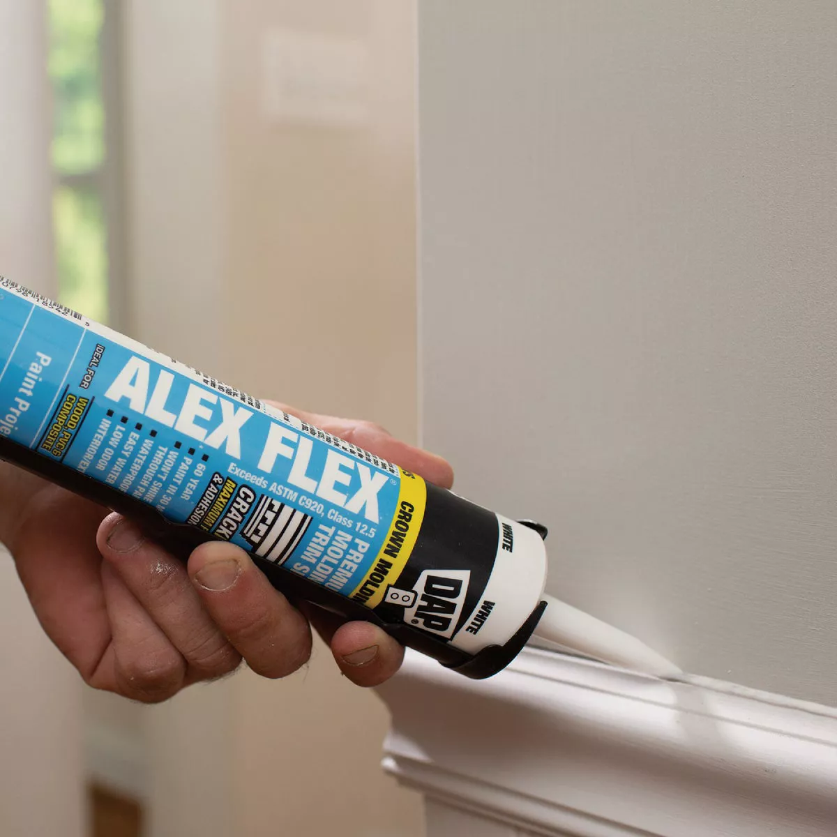 Dap Alex Flex 10.1 Oz. Premium Molding & Trim Acrylic Latex Siliconized ...