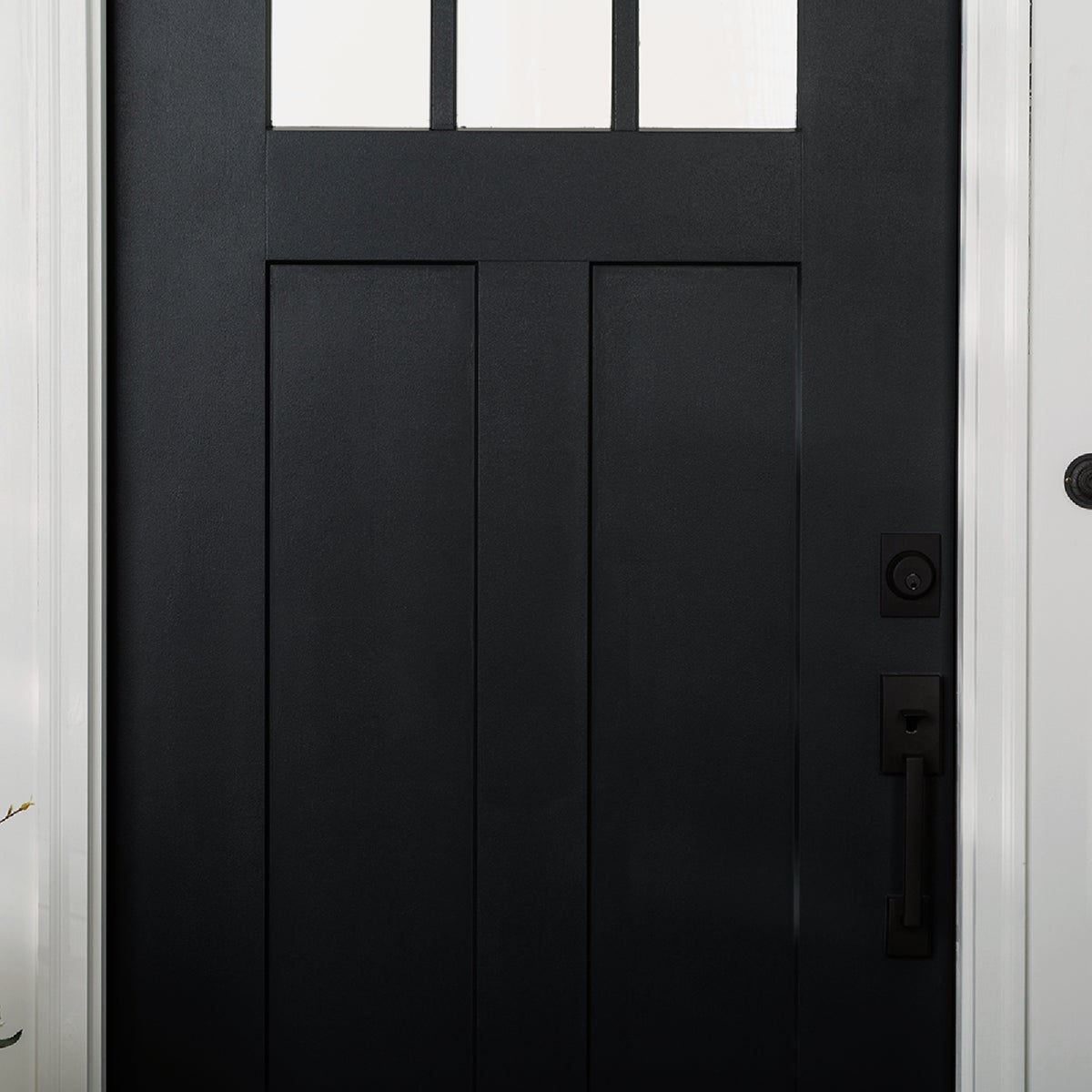 Rust-Oleum Stops Rust 1 Qt. Satin Black Door and Trim Paint | Do it Best