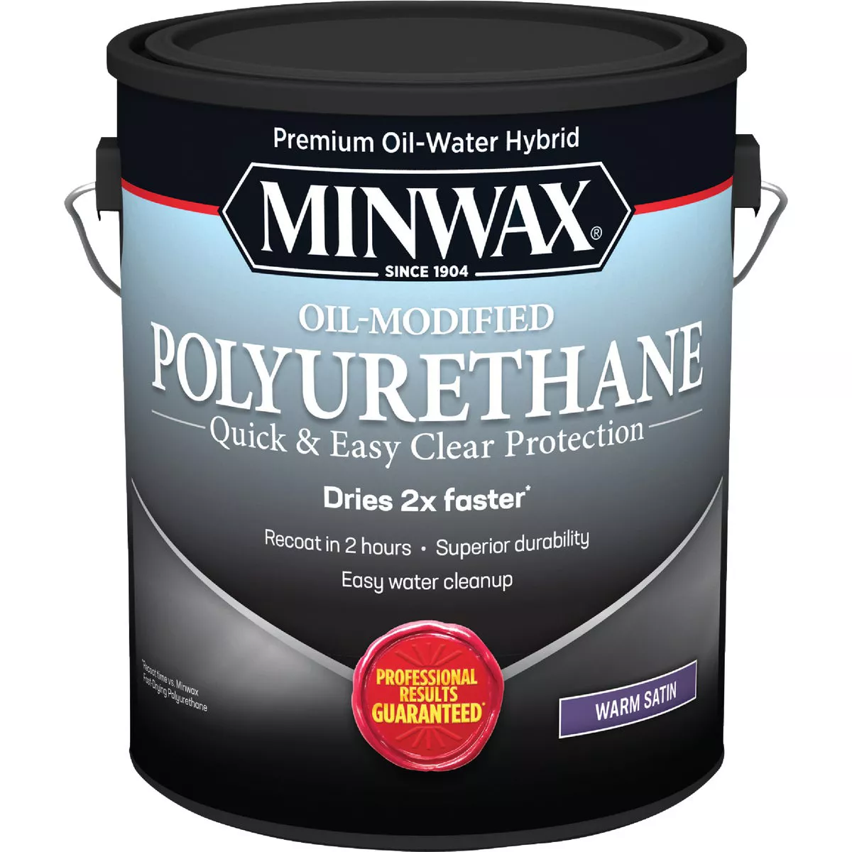 Minwax Satin Water Based Oil-Modified Interior Polyurethane, 1 Gal ...